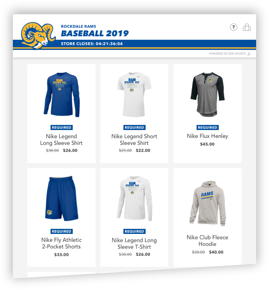 Welcome to BSN Sports Team Shop